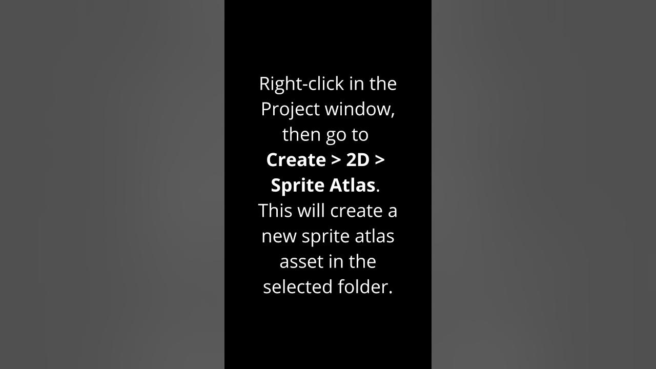 Tips 13 || Sprite atlas in unity 3d || Game optimization || Reduce size ||Learn Unity || #shorts ...
