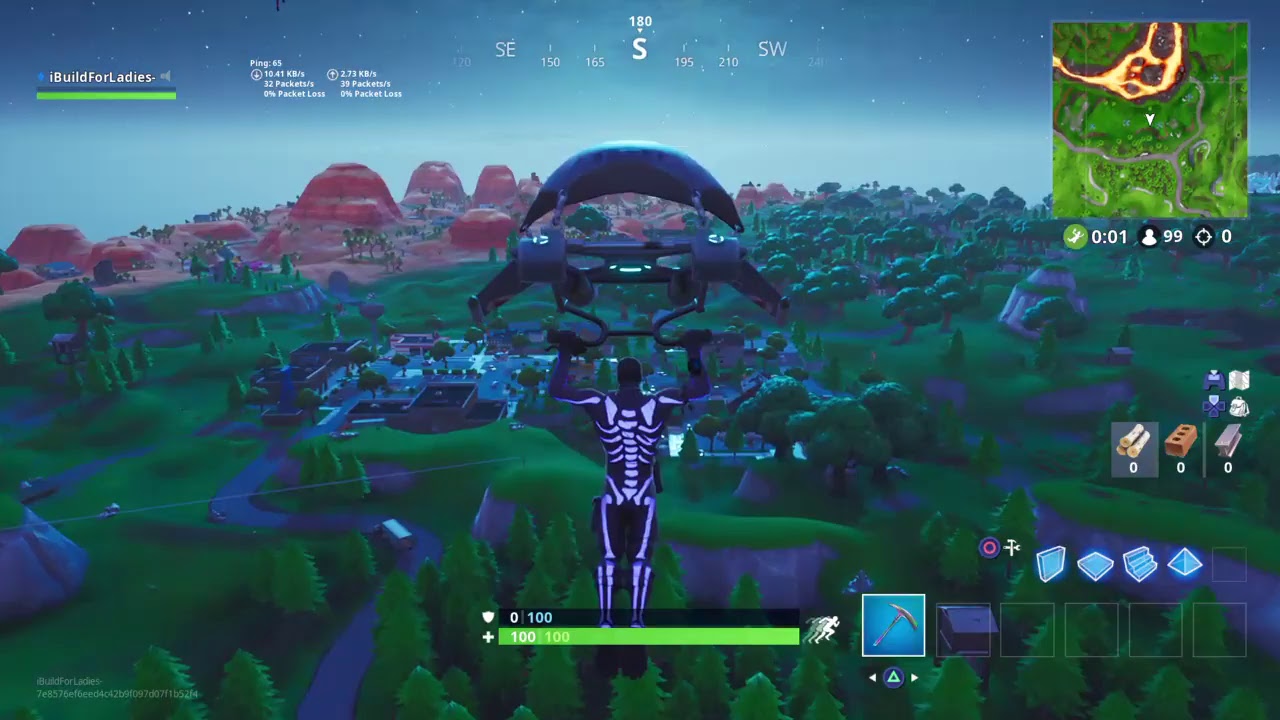 Fortnite Purple Skull Trooper Live Gameplay PS4 - YouTube