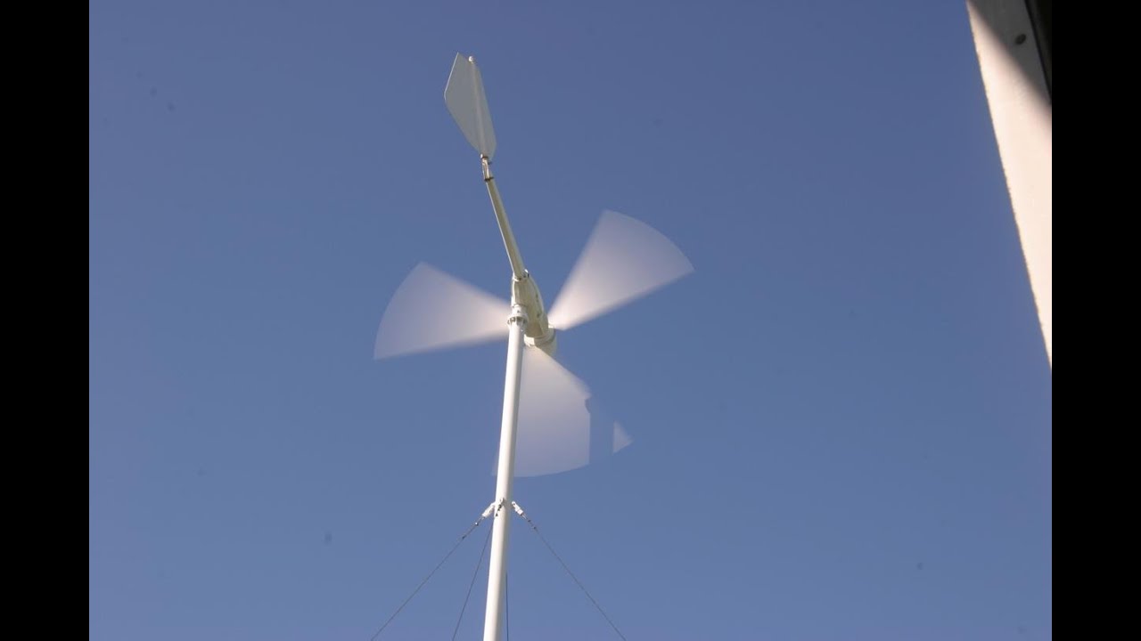 Zonhan 3kw wind turbine for home use - YouTube