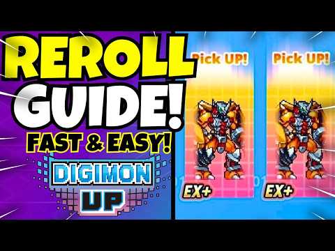 Digimon UP REROLL GUIDE!!! [Start Strong]