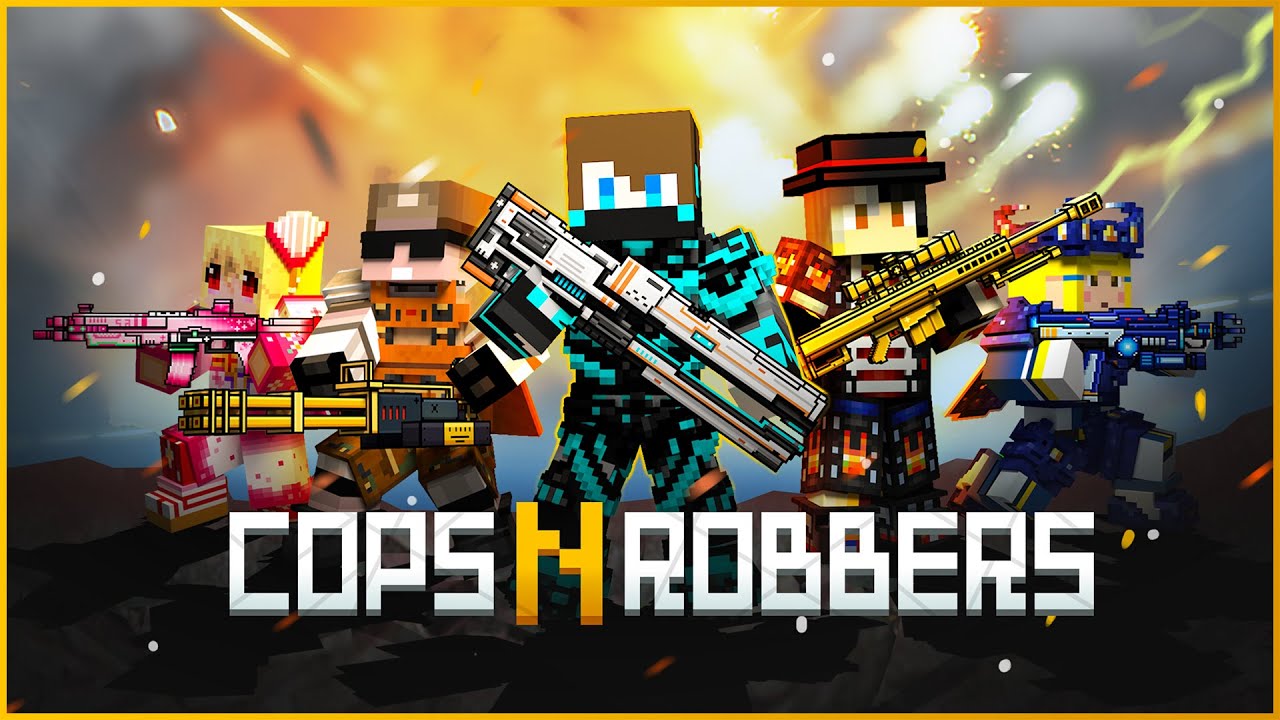 Cops N Robbers Pixel Craft Gun Android Gameplay (Mobile, Android, iOS, 4K, 60FPS) - Action Games ...