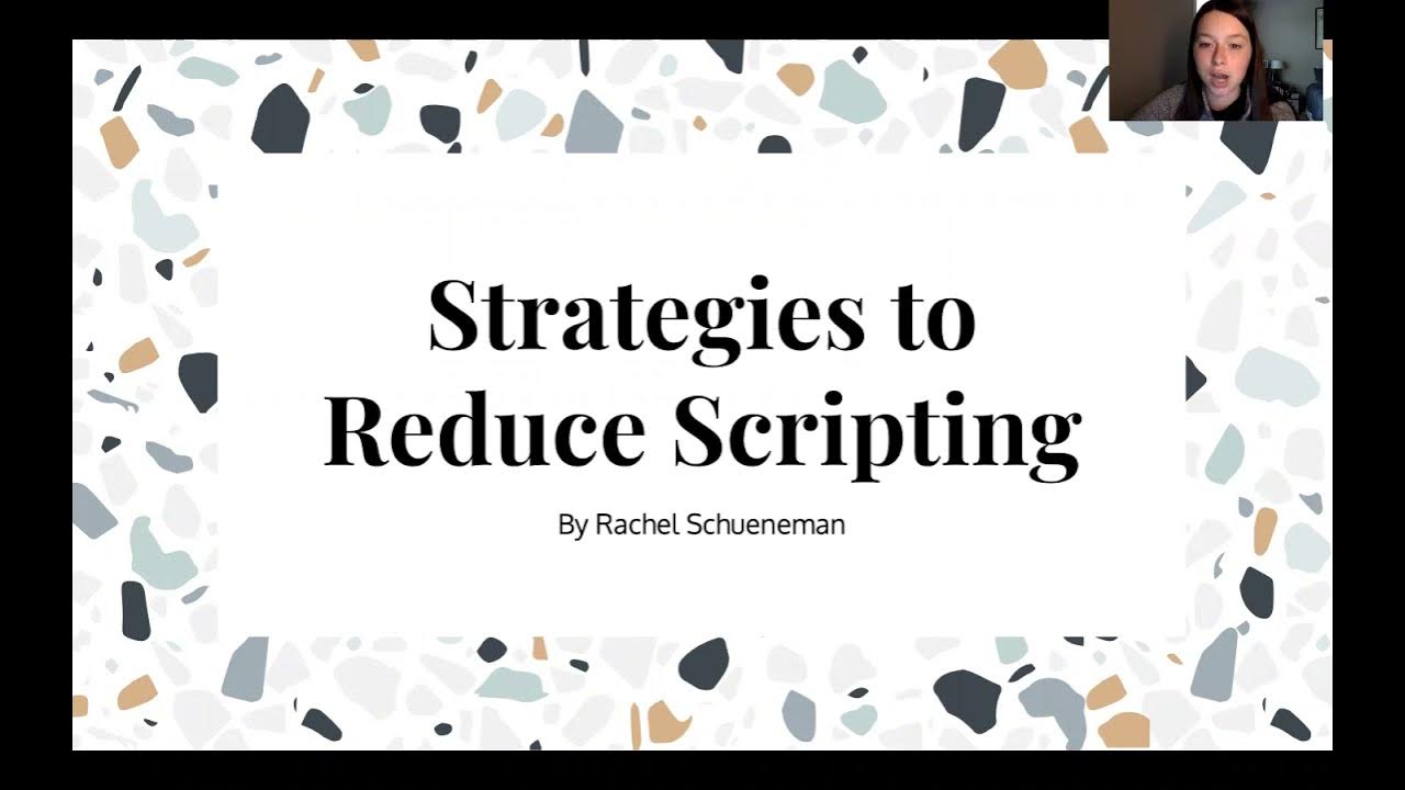 Strategies to Reduce Scripting - YouTube