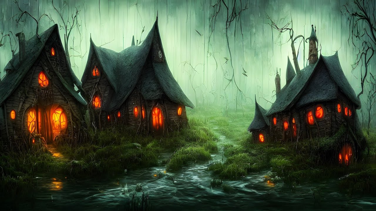 Relaxing Spooky Magical Music - Tale of the Swamp Witch ★760 | Dark ...