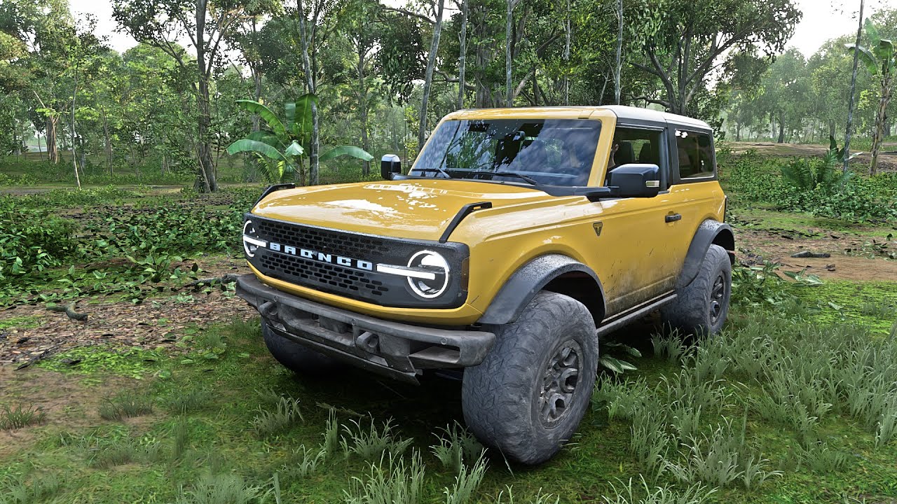 Ford Bronco Rainy Weather - Off-Roading in The Jungle - Rain - Forza ...