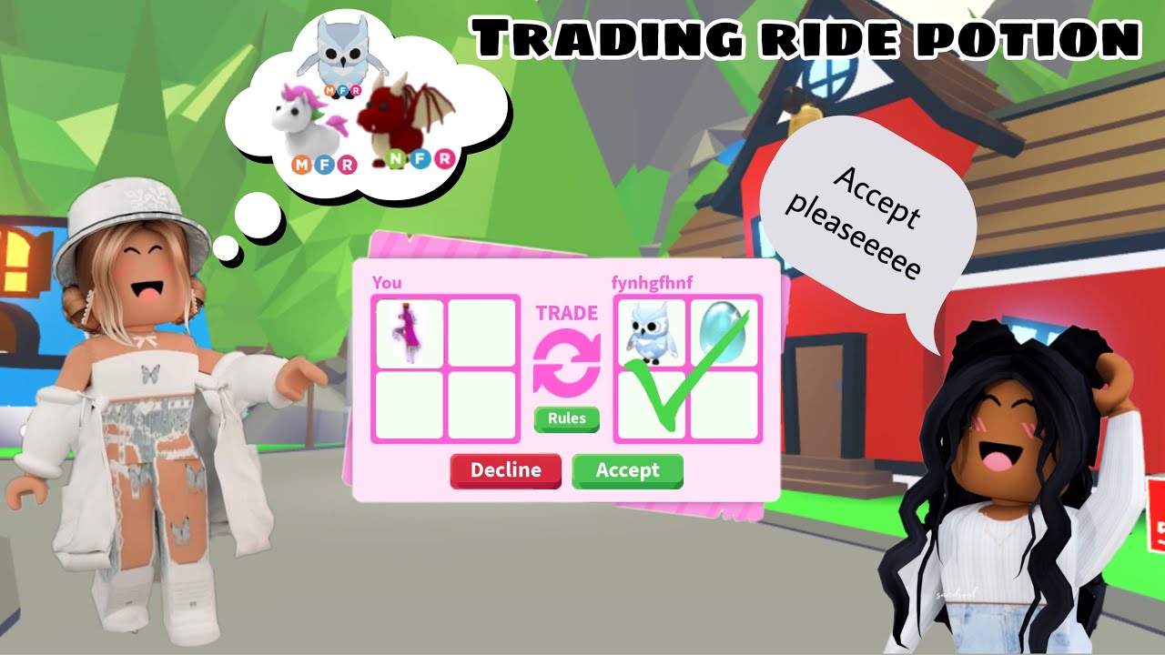 Offers for my ride potion in adopt me - YouTube