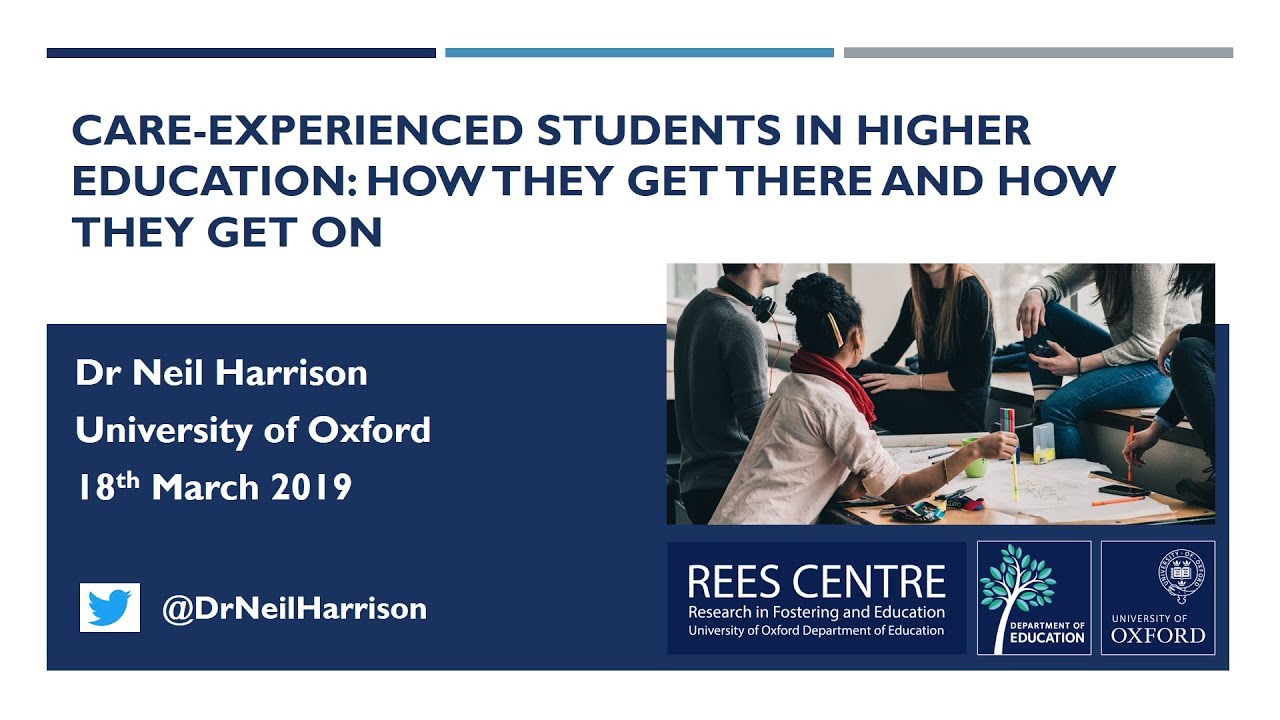 Care-experienced students in higher education: how they get there and ...