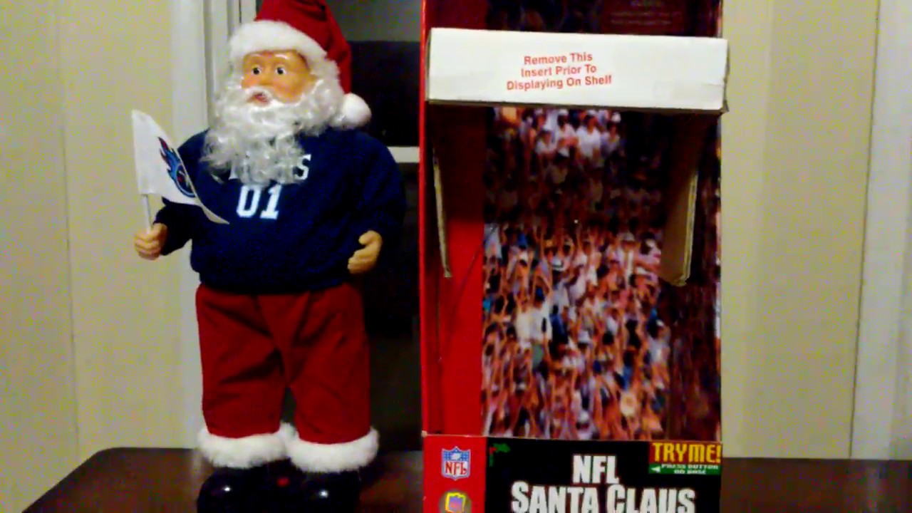 Gemmy Dancing NFL Santa Claus - YouTube