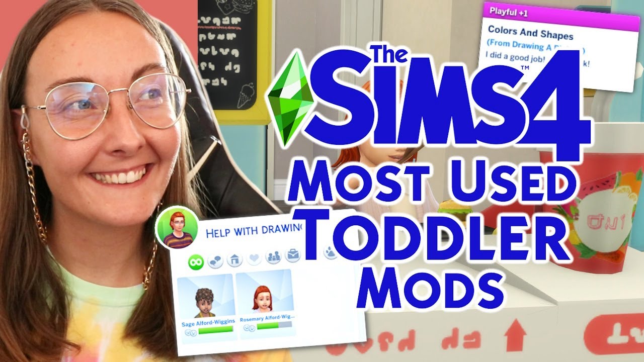 My most used mods for toddlers in The Sims 4 - YouTube