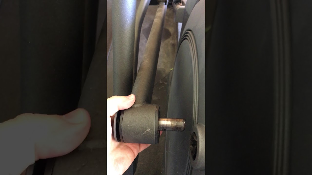ProForm 510E Elliptical broken axle assembly - YouTube