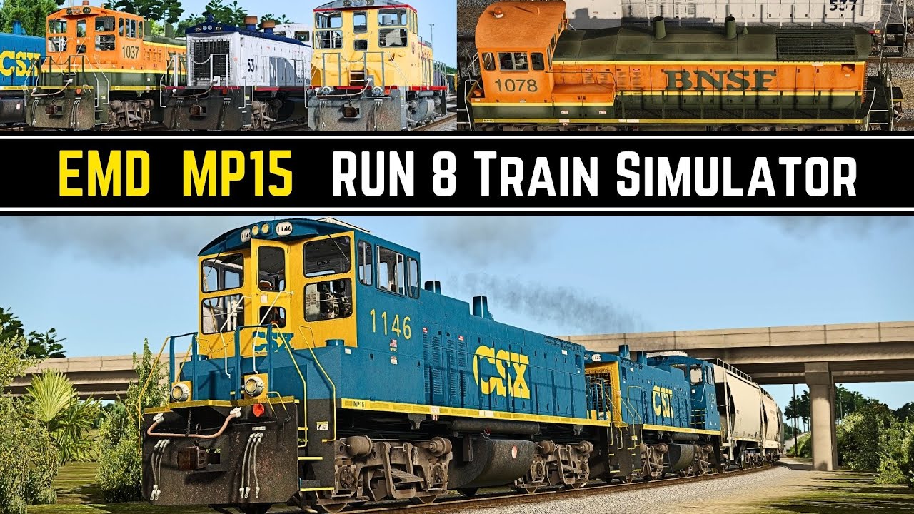 RUN 8 | EMD MP15 pack 01 | #run8 - YouTube