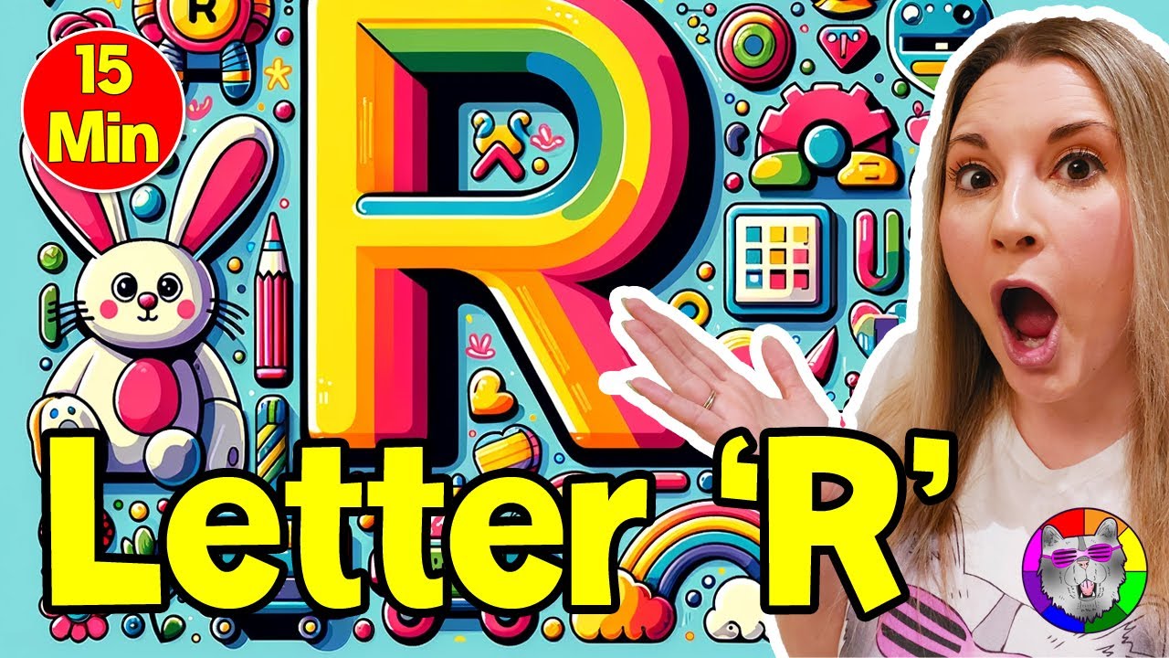 Preschool Letter R Learning Video: Letter R Directed Drawing and Art ...