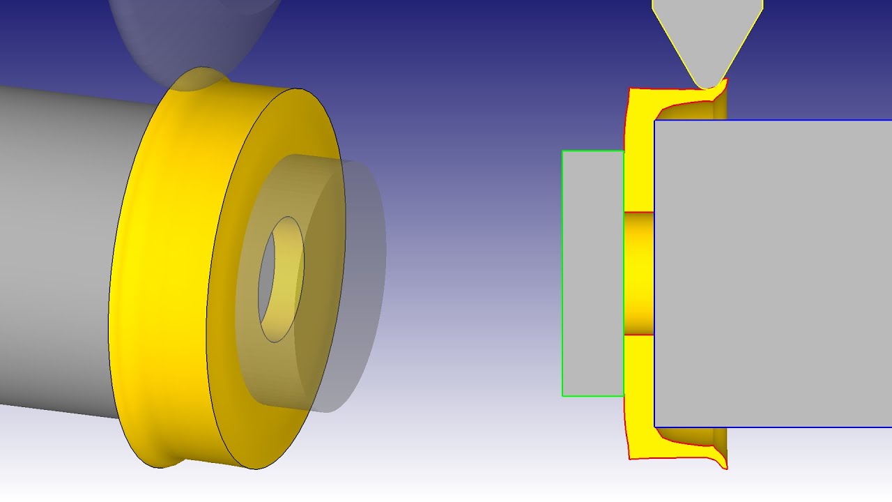 Cup Flowforming Simulation - YouTube