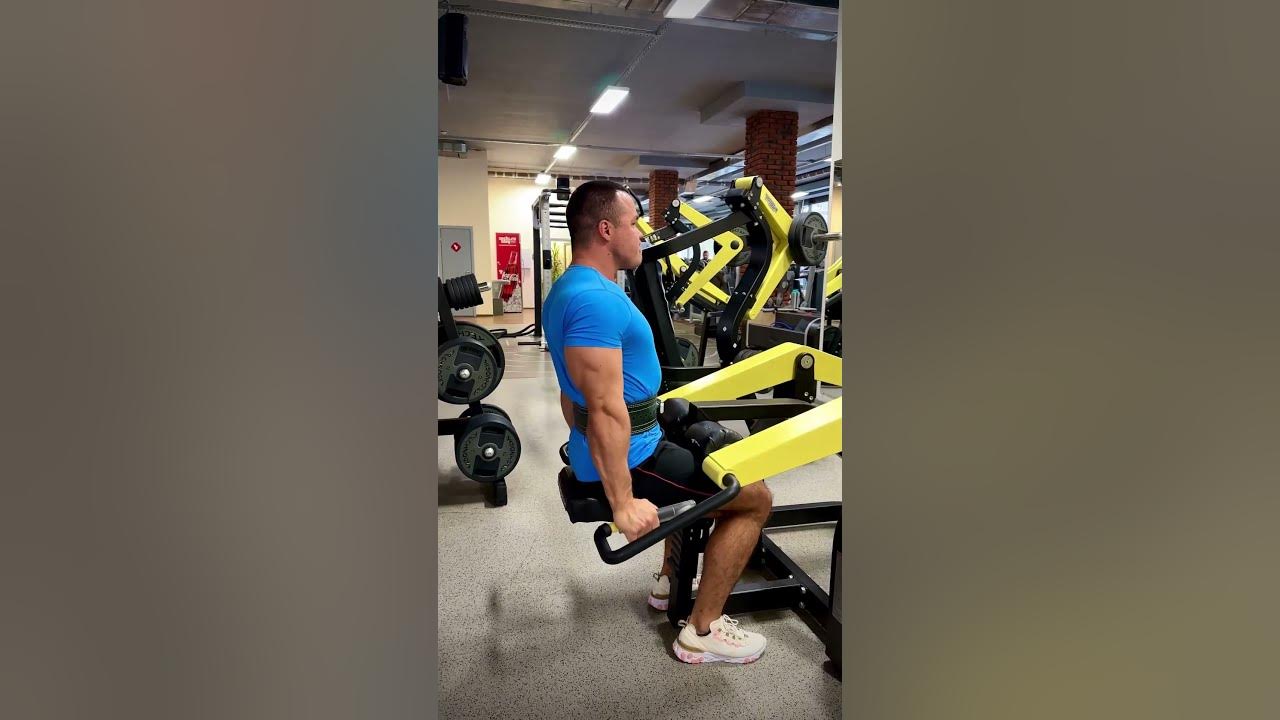 Жим на трицепс в тренажере Hammer от Technogym Youtube
