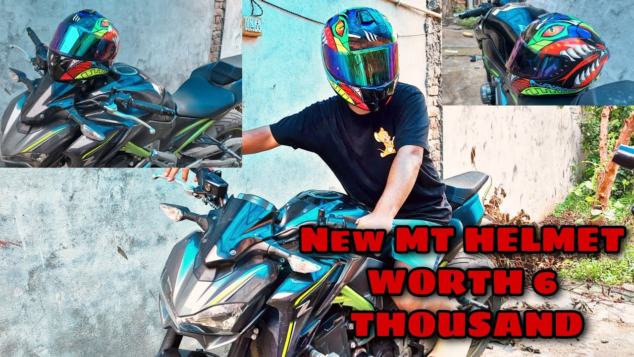 New MT Helmet For my Z900 | Must watch | - YouTube