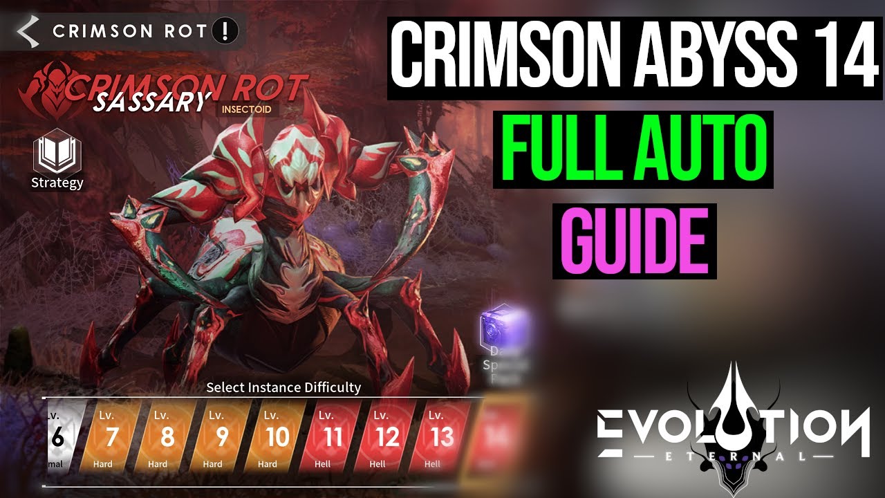 Crimson Abyss 14 (Full Auto Guide) [Eternal Evolution] - YouTube