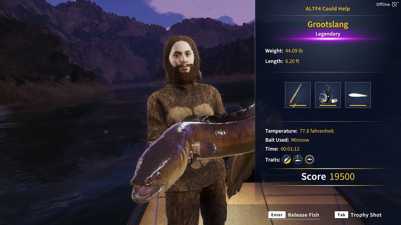 Grootslang | Legendary Fish For This Week | Oct - 2nd to 9th - 24 | The ...