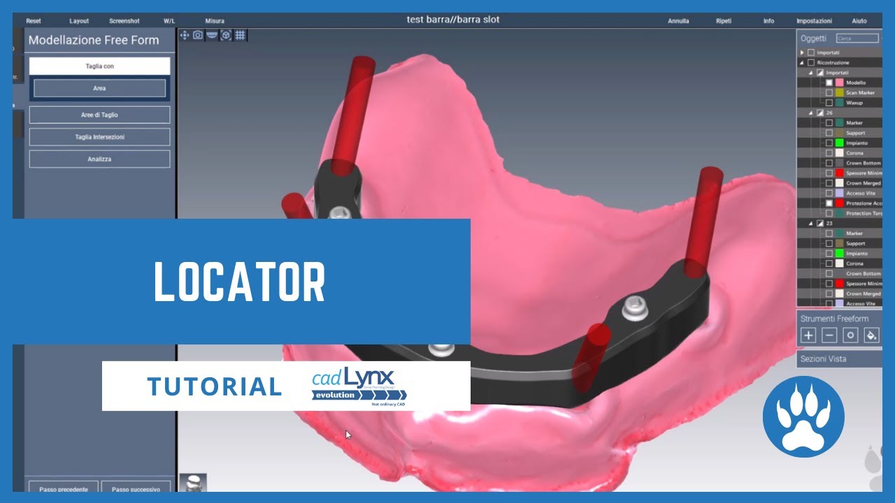 Locator con Cad Lynx Evolution - YouTube