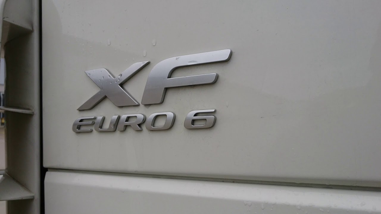 DAF XF euro 6 series bonnet release catch. - YouTube