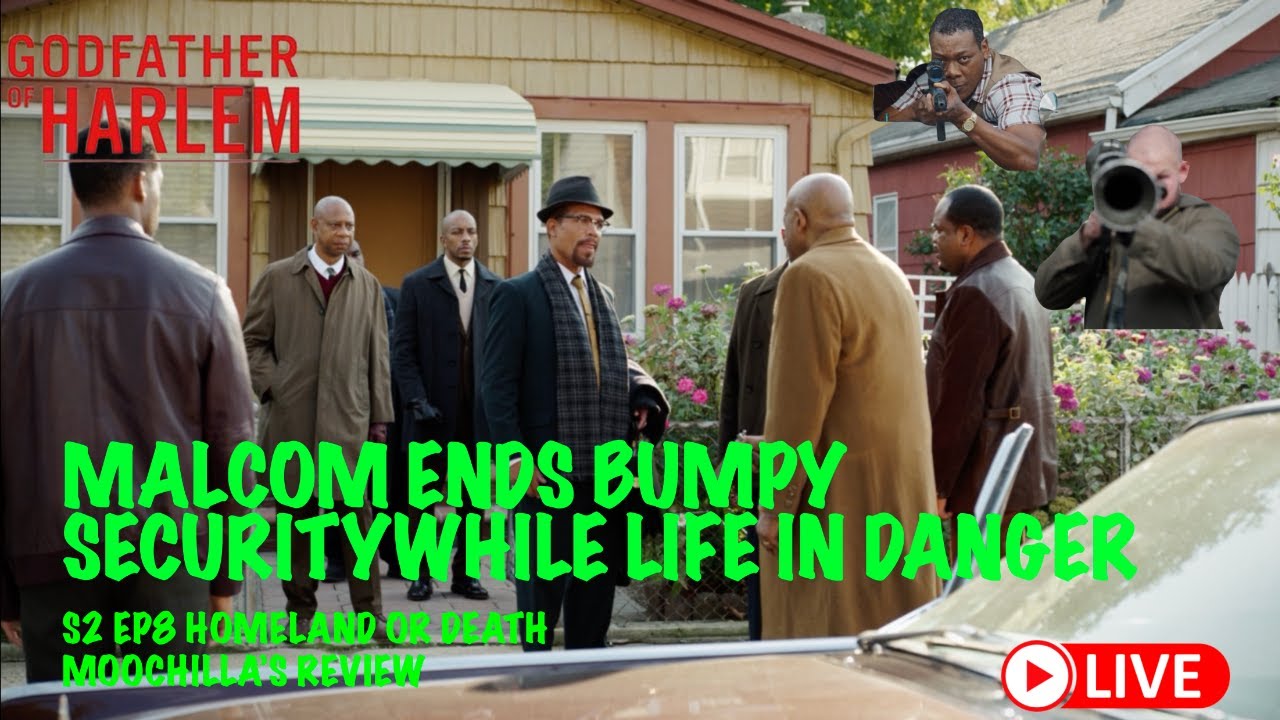 MALCOM ENDS BUMPY SECURITY WHILE LIFE IN DANGER #godfatherofharlem #recap - YouTube