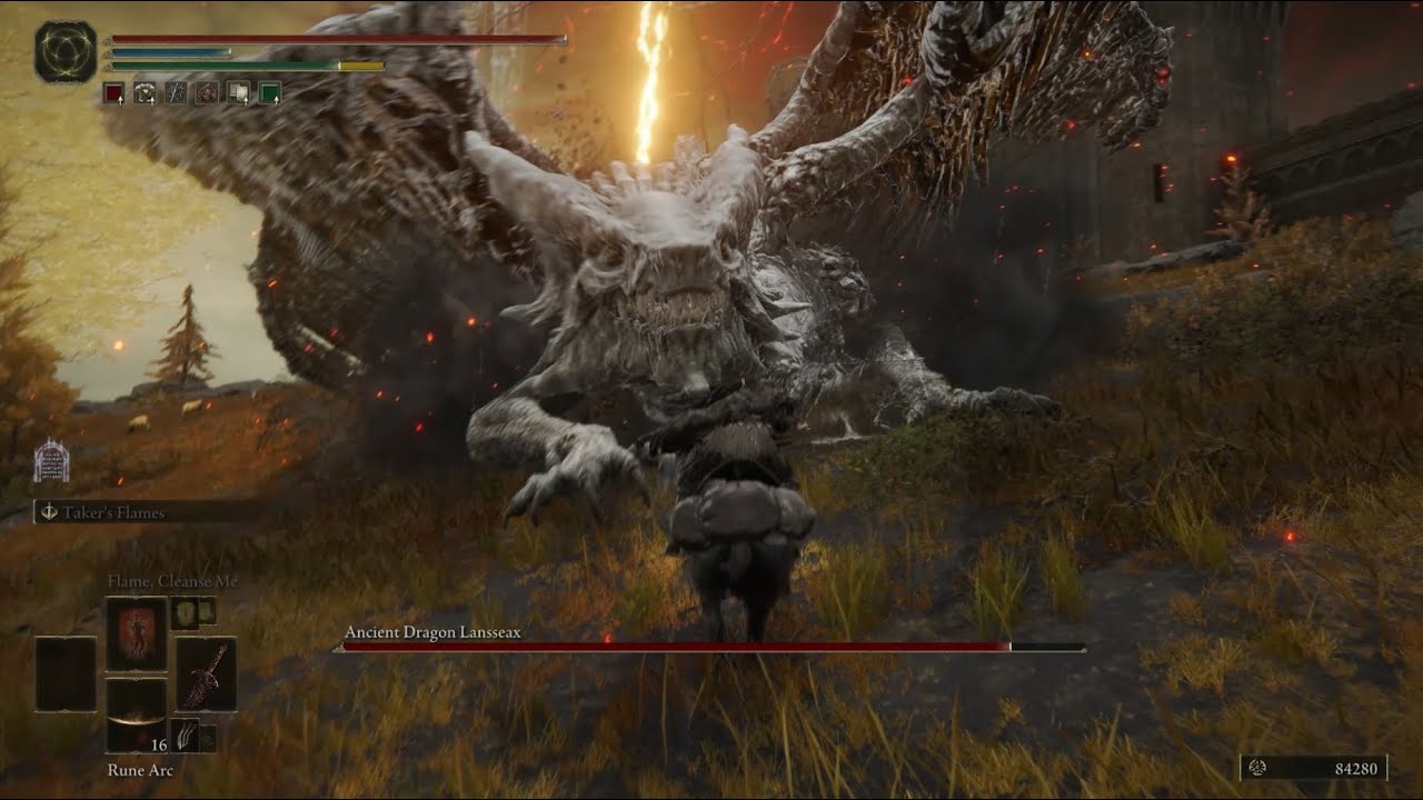 Elden Ring Ancient Dragon Lansseax 2nd Fight Location - YouTube