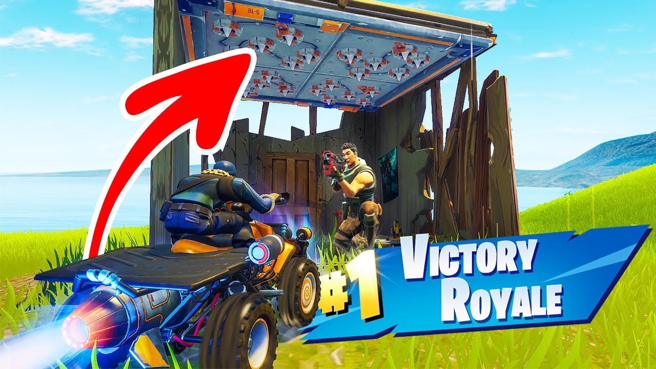 Defaults AANRIJDEN met de QUAD CRUSHER! - Fortnite Nederlands - YouTube