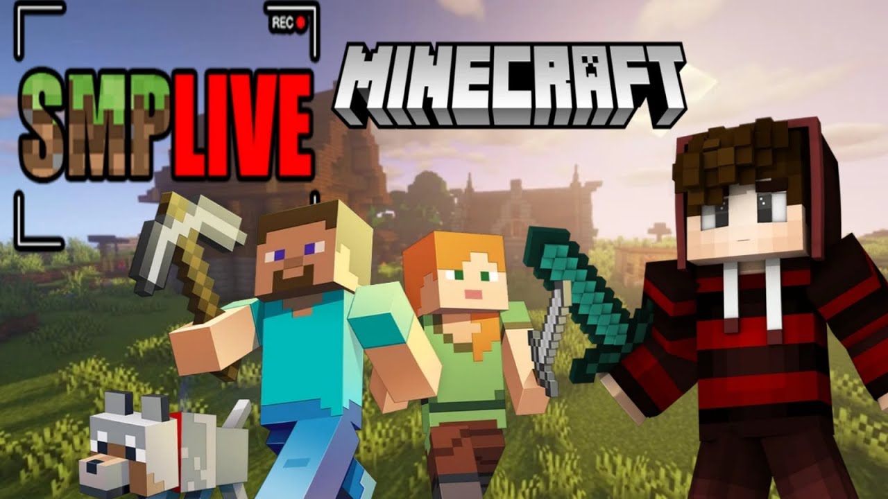 Minecraft live Nepali playing Public Smp - YouTube
