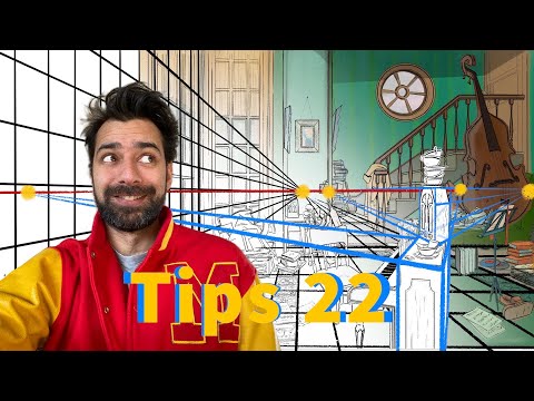 Tuto Dessin - La Perspective à 2 points de fuite ou Comment dessiner un décors !
