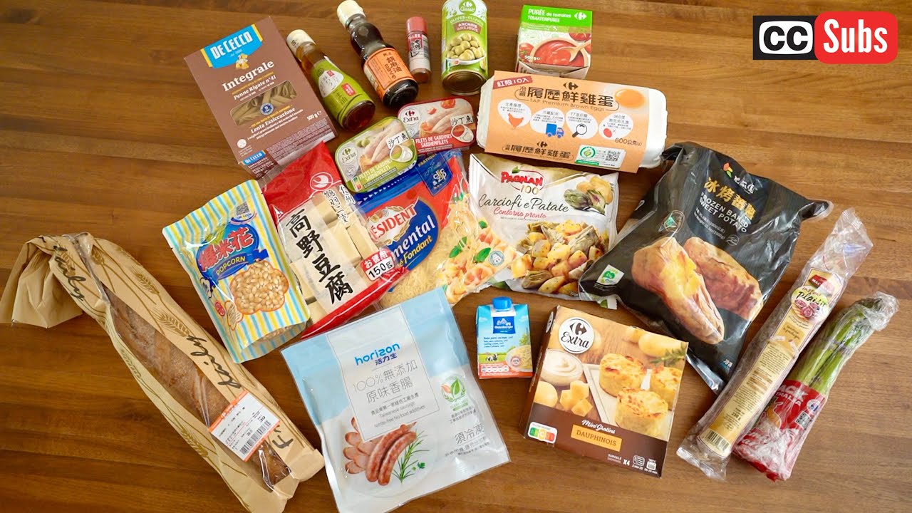 [Simple Dinner Prep]Dinner at Carrefour Foods | Nihonjinfufu - YouTube