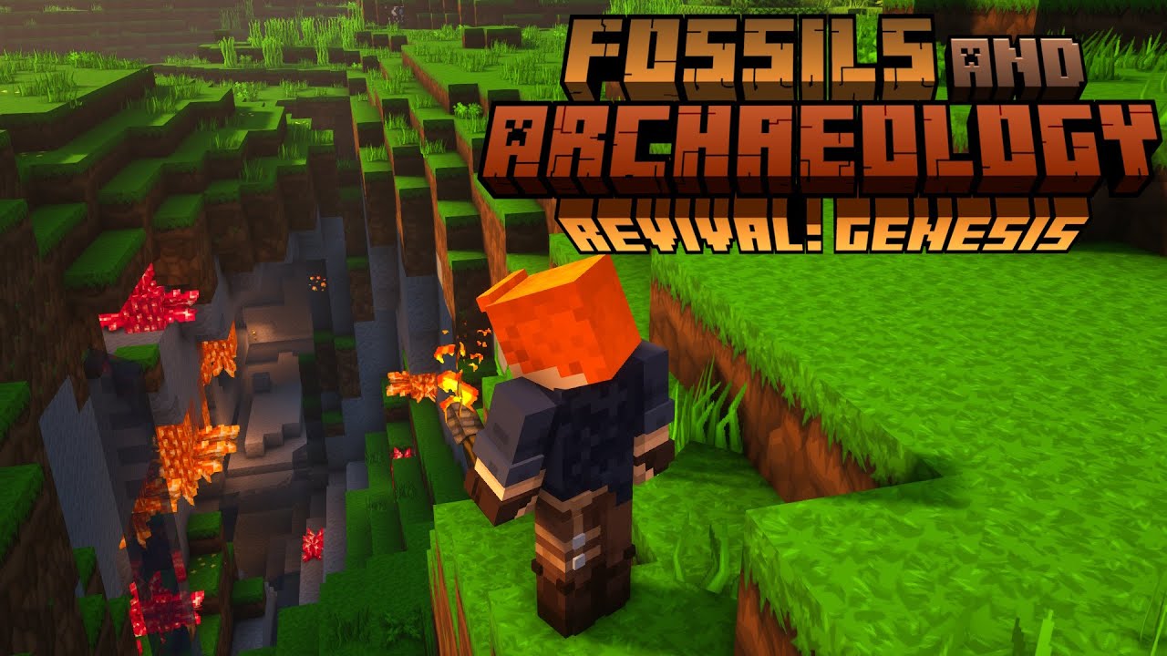 Digging Up MINECRAFT'S Hidden Fossils! (Fossils and Archaeology) - YouTube