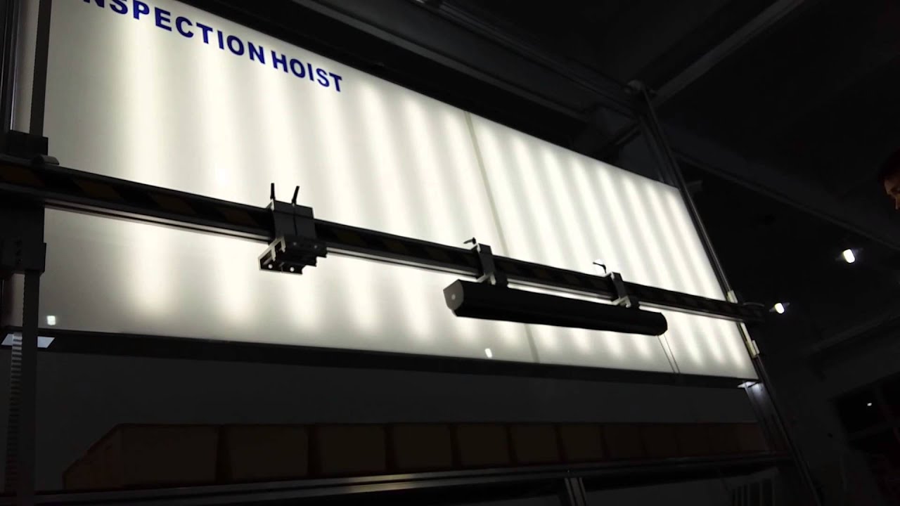 Inspection Hoist -Single Type with Light box(IH-S) - YouTube