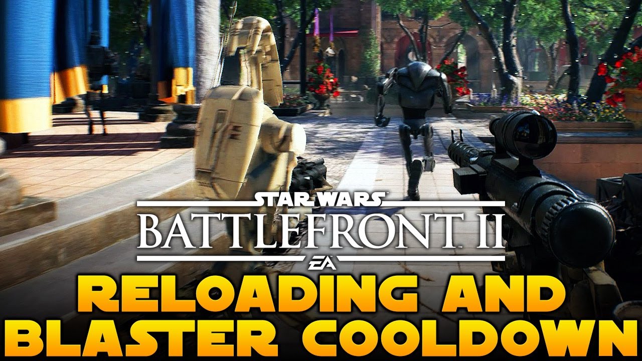 Star Wars Battlefront Blaster Reloading, Cooldown & Overheating - YouTube