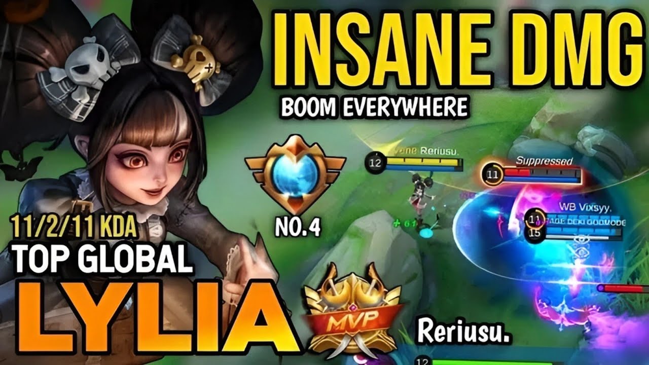 TUTORIAL LYLIA MID LANE !! - BUILD LYLIA TERSAKIT 2022 - Mobile Legends ...