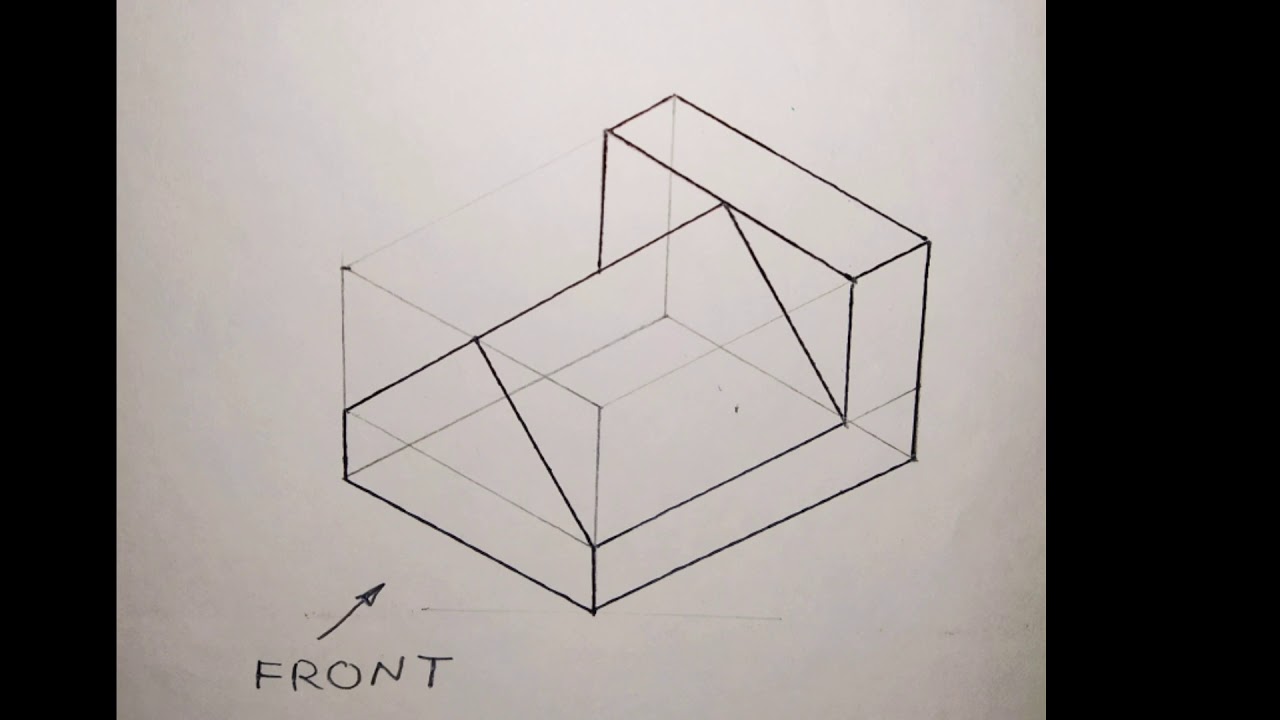construction of missing view & isometric view episode 05 - YouTube
