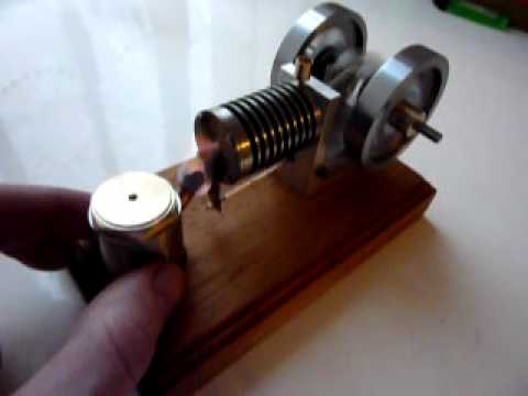 'Poppin' Air Cooled Vacuum Engine designed by Dr J.R. Senft - YouTube