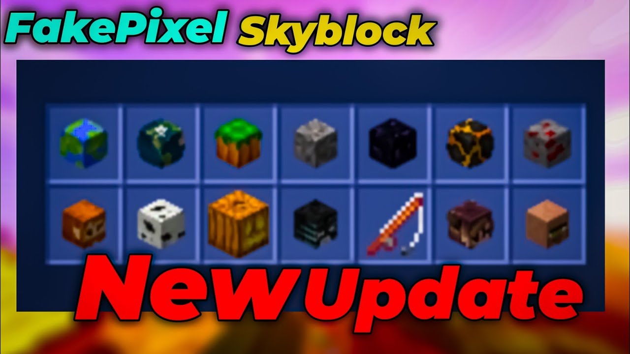 New Upcoming Update in FakePixel Skyblock 😱🤯 | FakePixel Skyblock - YouTube