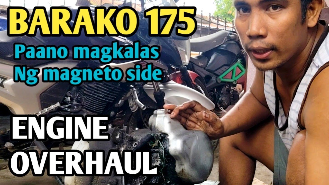 barako 175 Paano magkalas ng magneto side ,Step by step tutorial ...