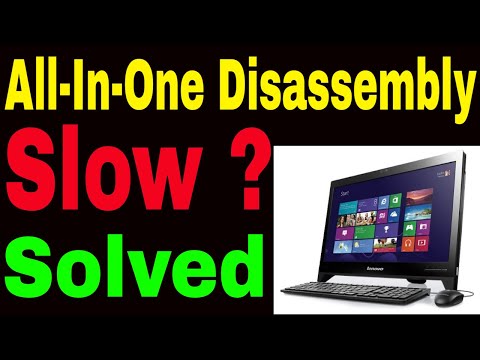 Lenovo All-In-One Desktop C240 Disassembly | AIO Computer Running Slow |  All-In-One Disassembly