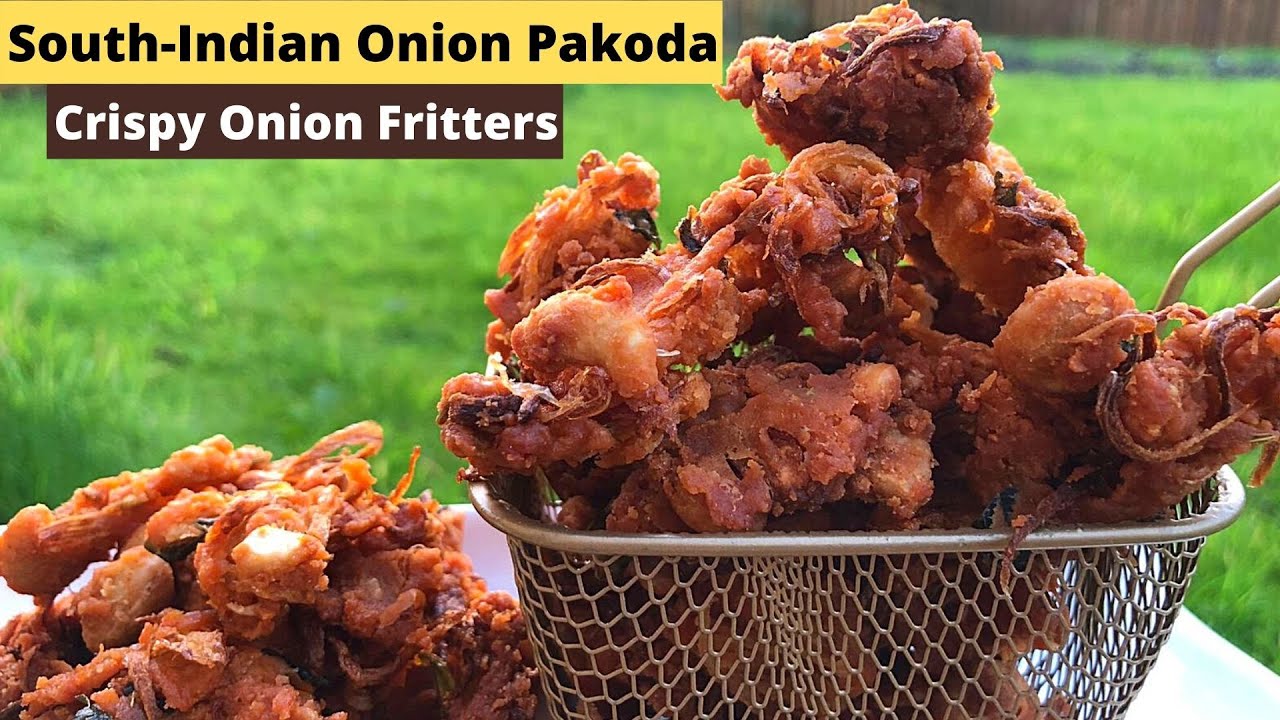 Crispy Onion Fritters / South Indian Pakoda (Bakery Style) /# ...