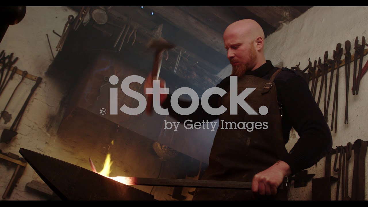 4K video Stock Footage of Blacksmith - YouTube