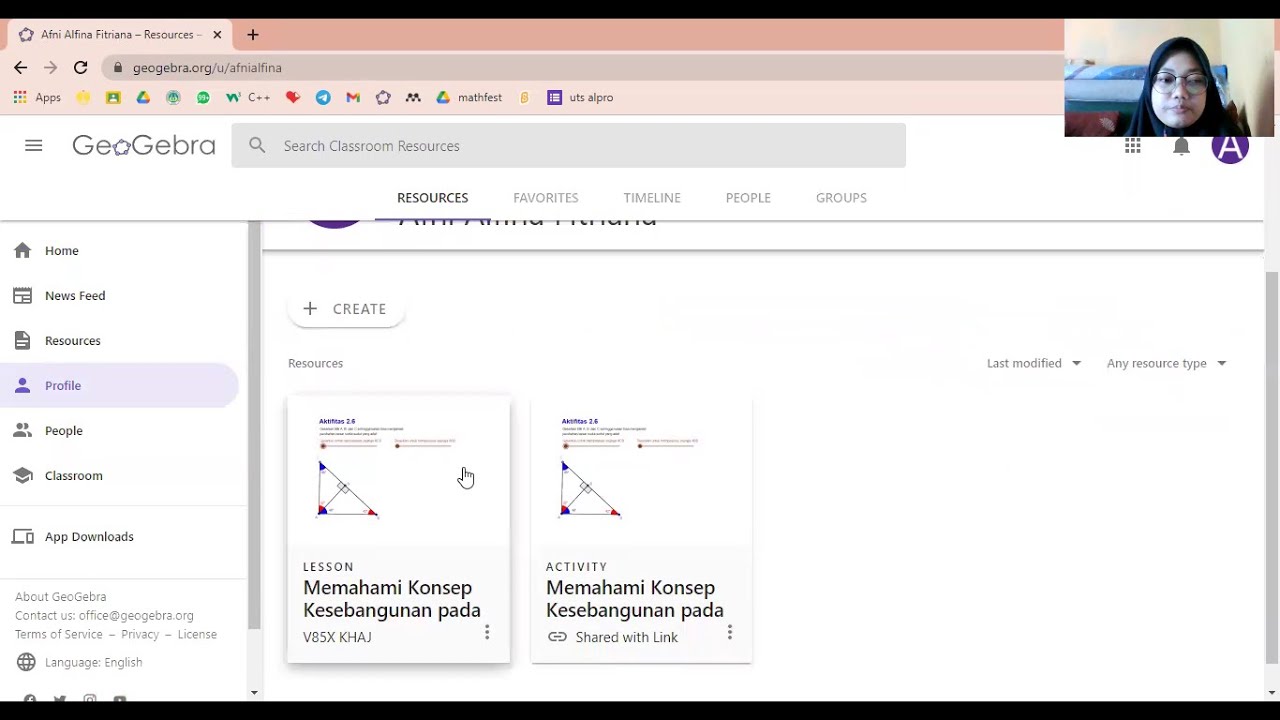 Penggunaan Media Pembelajaran Geogebra Classroom - YouTube