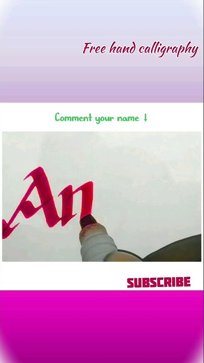 Best way to write - Ankit 🤩 | #calligraphy #art #viral #cursivewriting ...