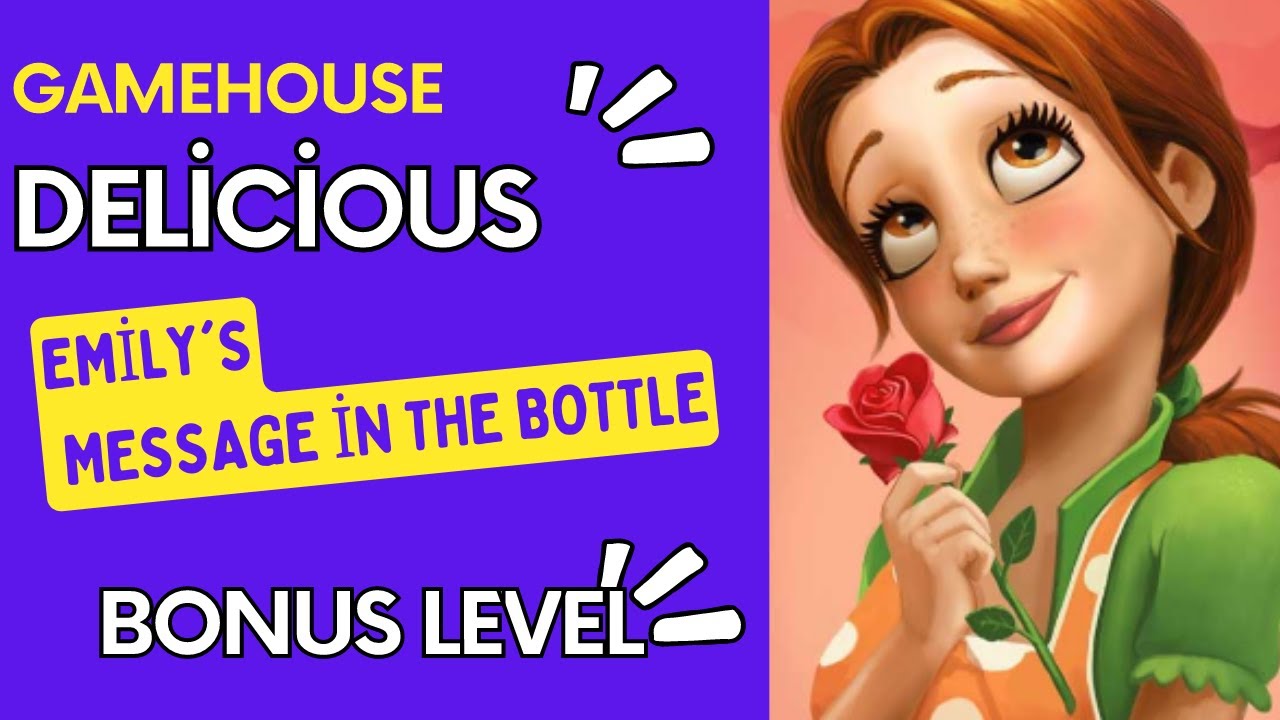 GameHouse Delicious Emily's Message in a Bottle 2023 Bonus Level - YouTube