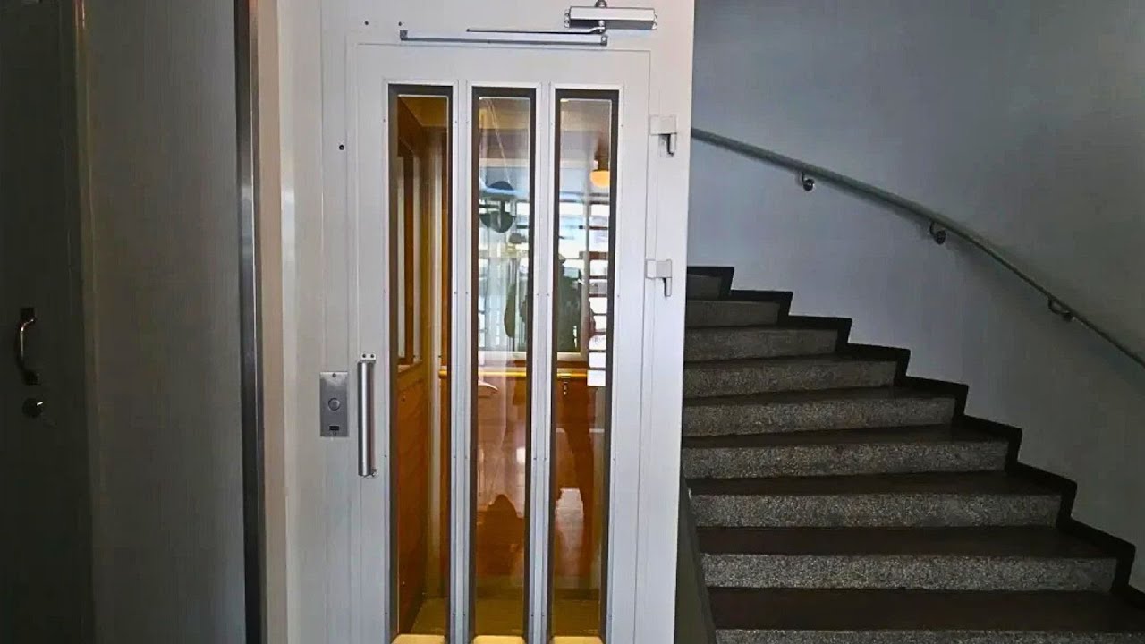 High 2009 KONE Motala 6000 CWL traction elevator / lift @ Rautatienkatu ...