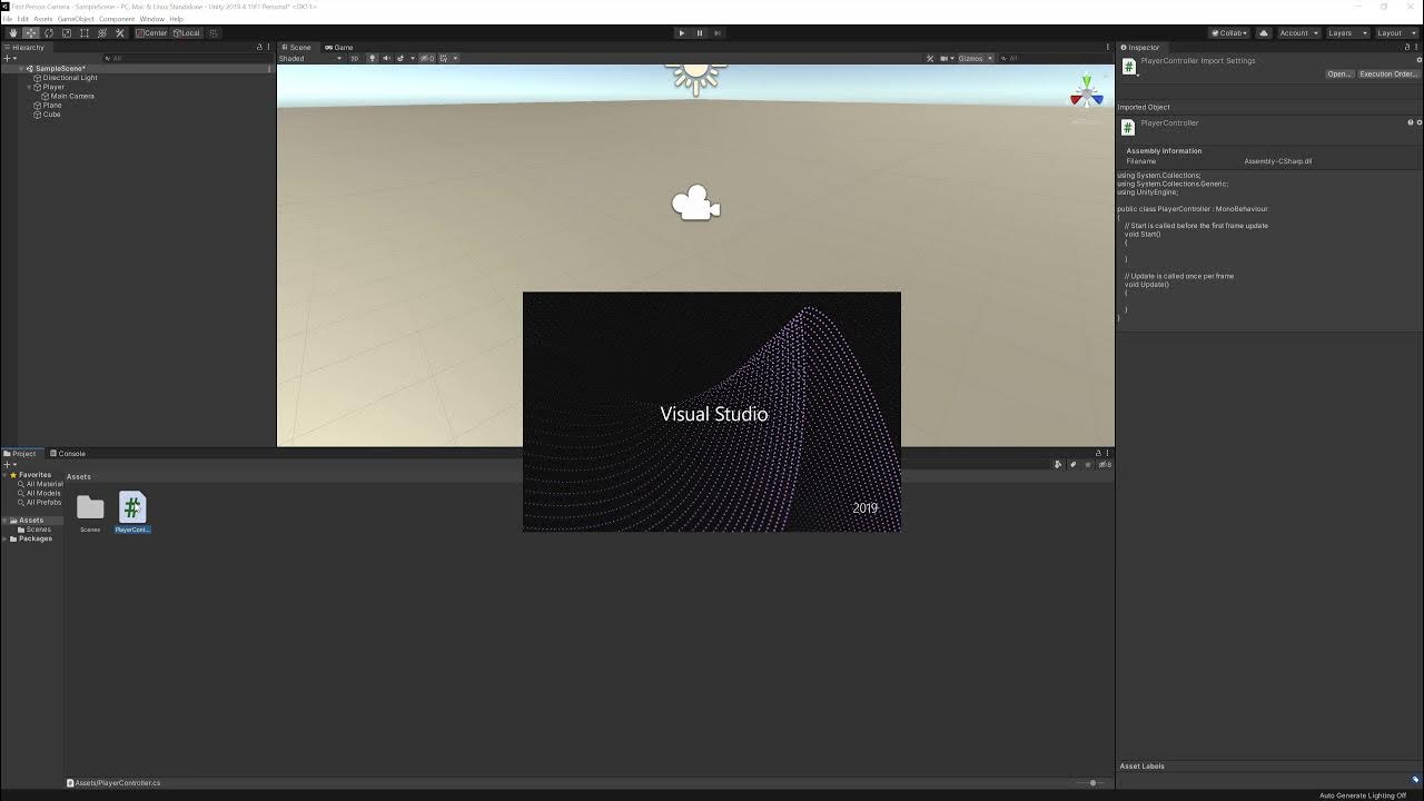 Unity: First Person Camera - YouTube