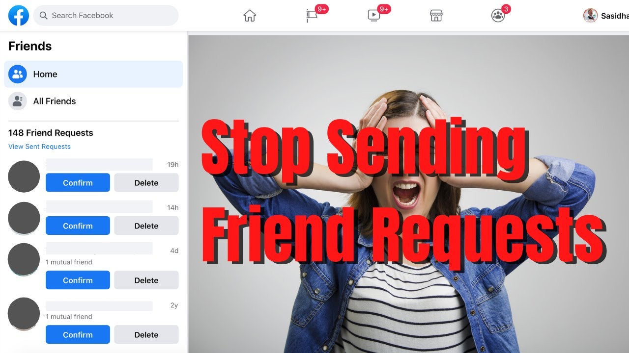How to Stop Unknown Friend Requests on Facebook? - YouTube