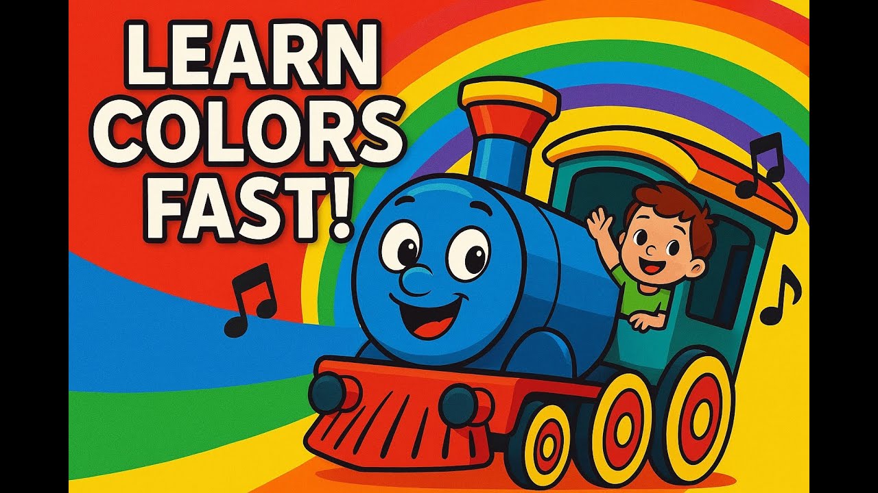 🚂 All Aboard the COLOR TRAIN! | Fun Preschool Song to Learn Colors 🌈 ...