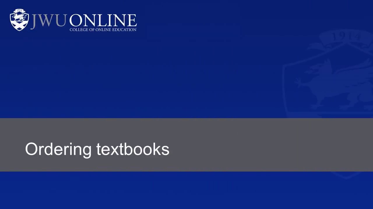 Order Textbooks - YouTube