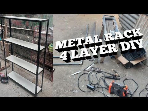 Metal Rack 4 Layer DIY - YouTube