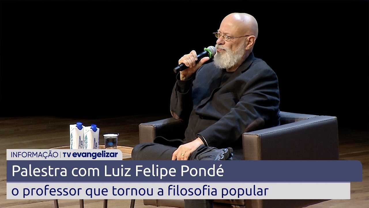 Palestra com Luiz Felipe Pondé, o professor que tornou a filosofia ...