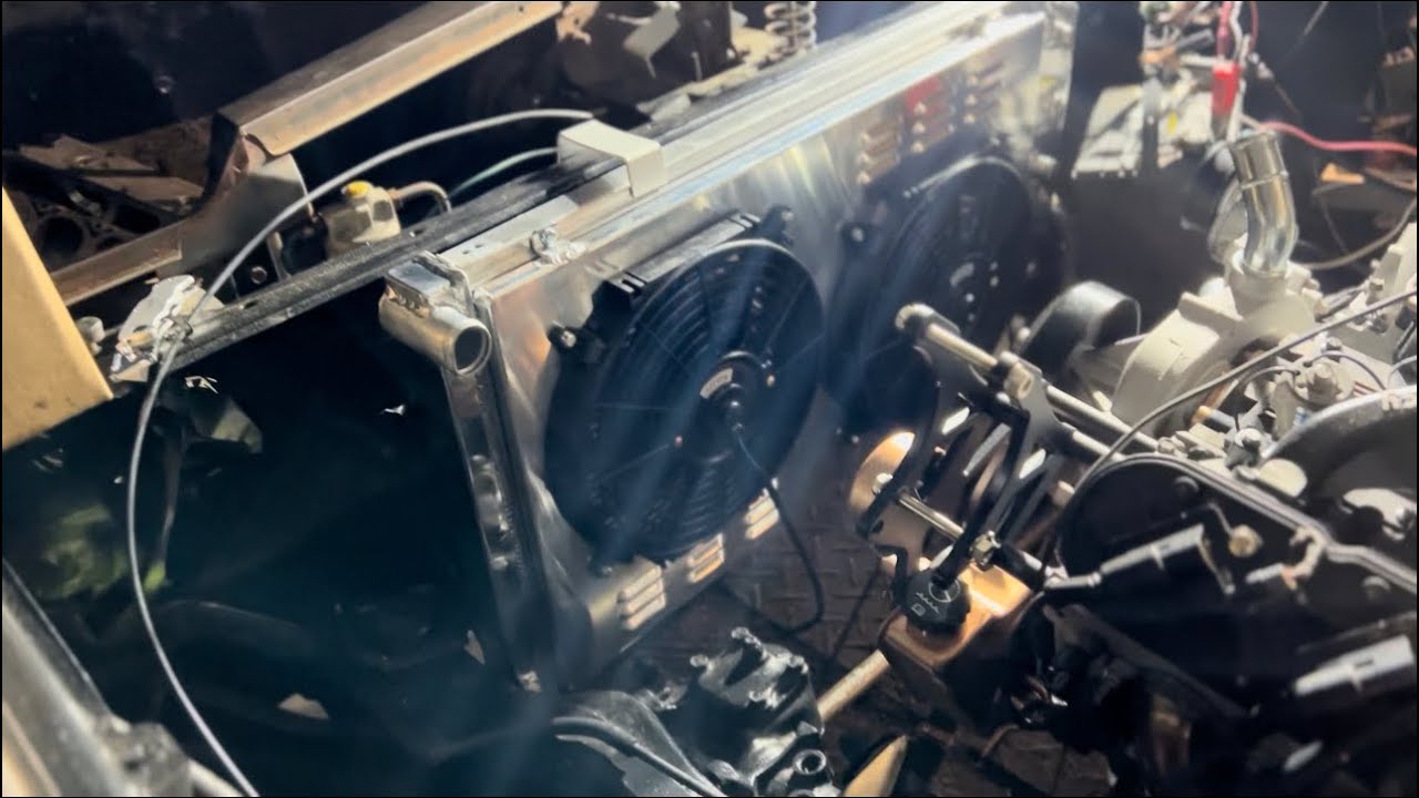 Day at the Tint Shop/ 6.0 LS Swap Donk Radiator Installation - YouTube